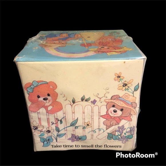 pratt & austin company | Design | Vintage Bear Happy Moments Memo Cube ...